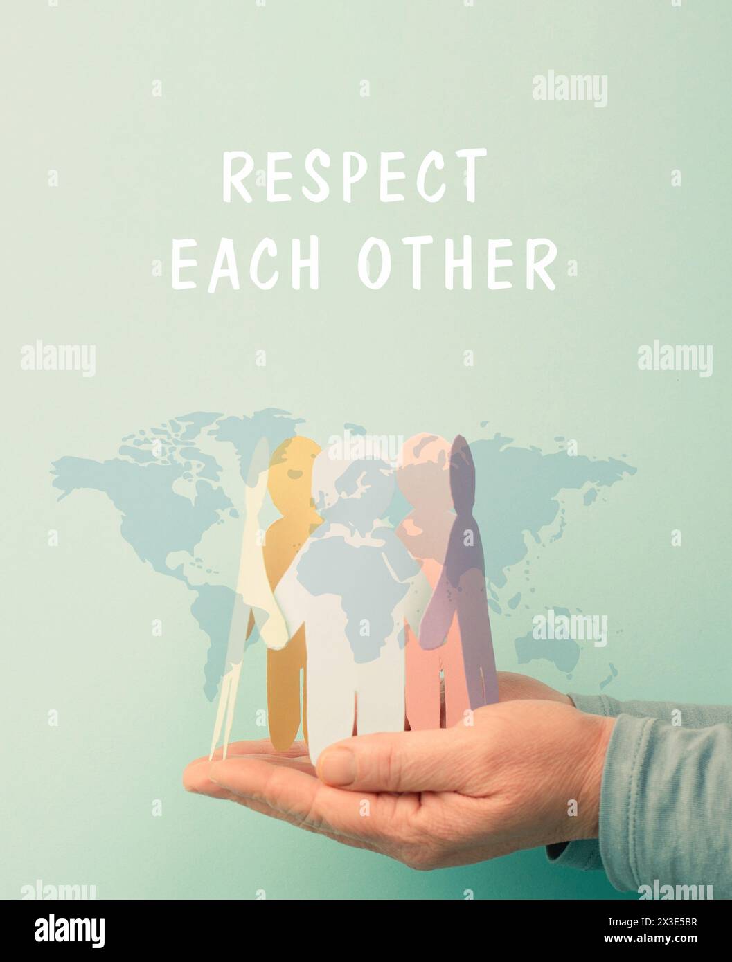 Respect each other, responsibility, tolerance and development, human ...