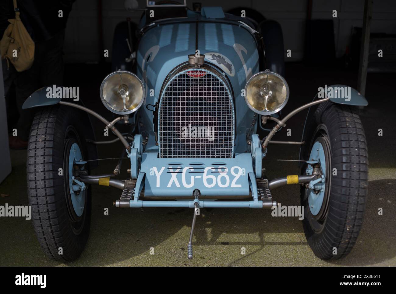 1930 Bugatti Type 35B of Stephan Rettenmaier, entrant in the Grover ...