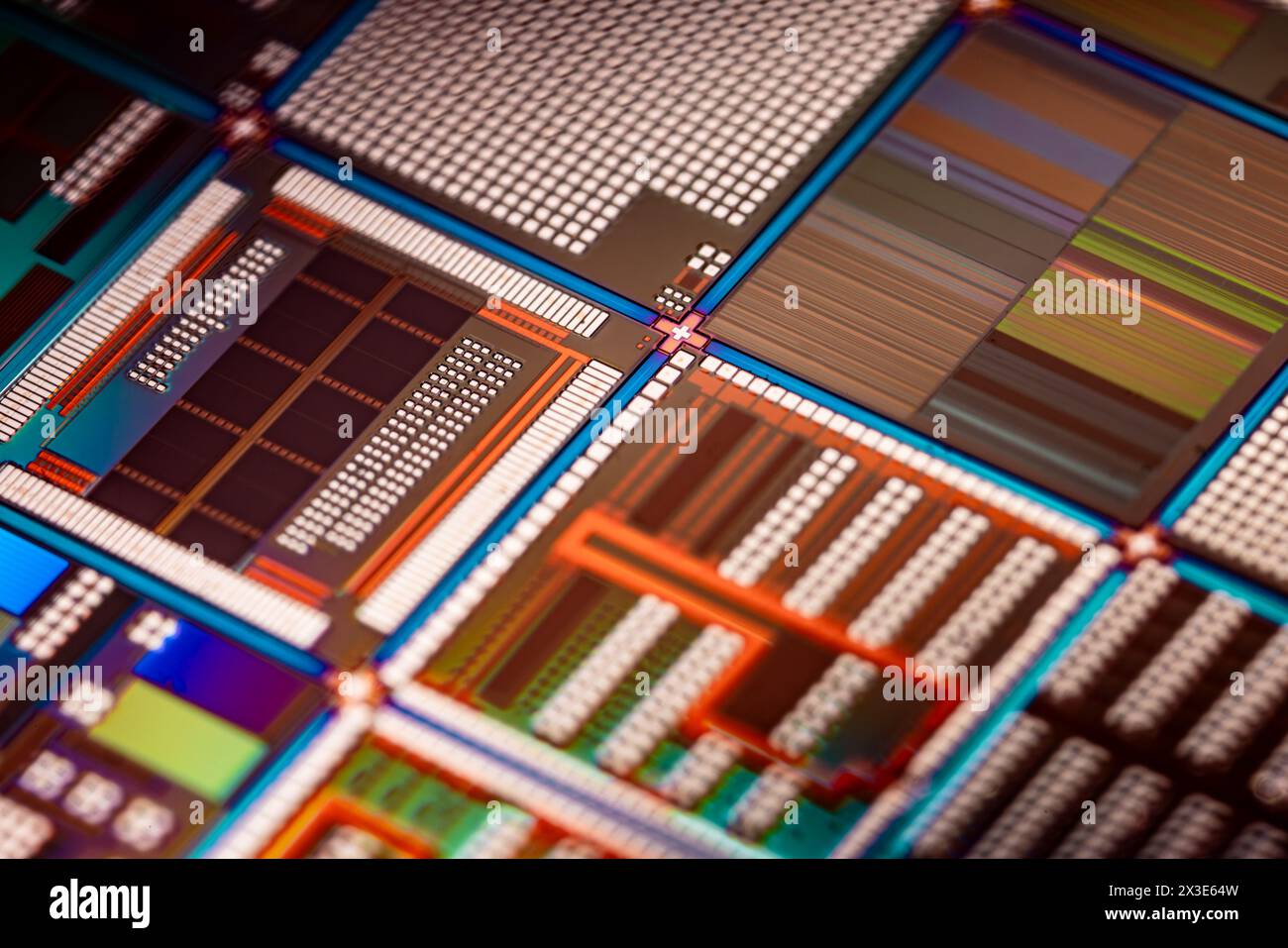 Silicon semiconductor wafer close-up. In electronics, a wafer also ...