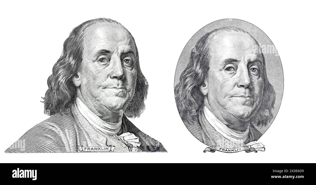 Benjamin franklin portrait from 100 hi-res stock photography and images ...