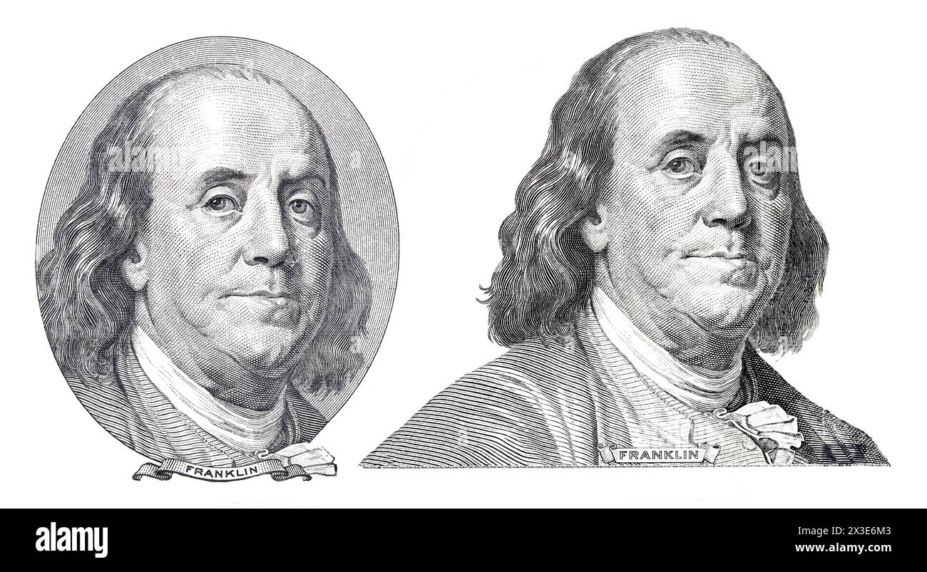Benjamin franklin portrait from 100 hi-res stock photography and images ...