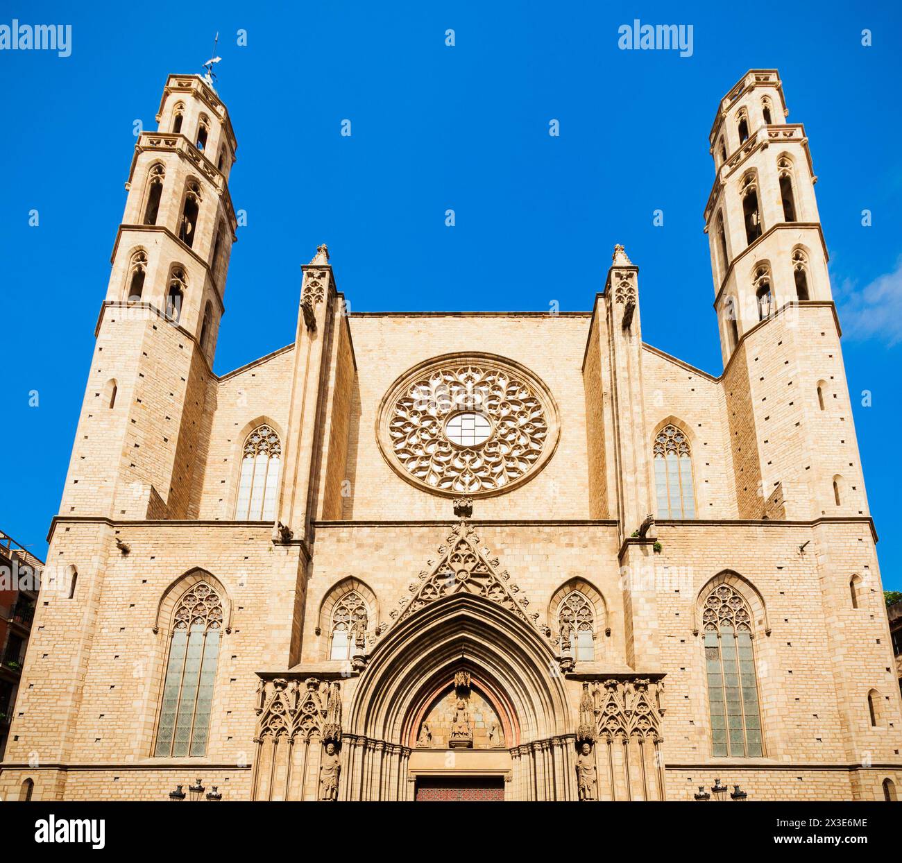 Santa Maria del Mar or Saint Mary of the Sea is a church in the Ribera ...