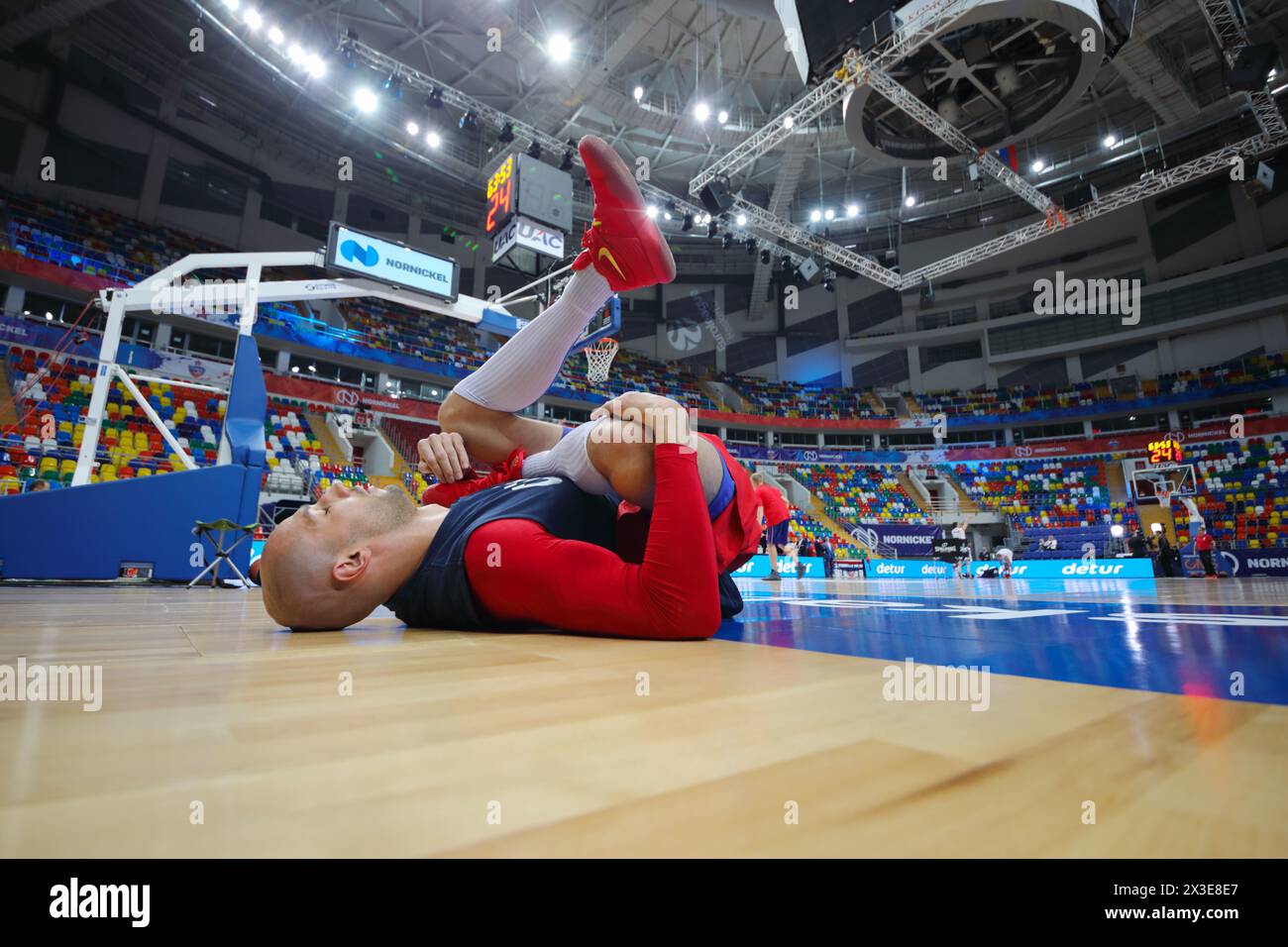 Professional basketball player yoga hi-res stock photography and images ...