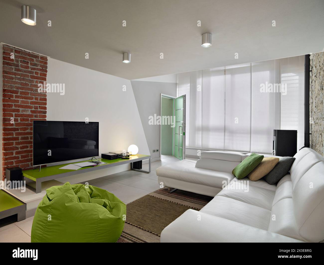 interior view of a modern living room Stock Photo - Alamy
