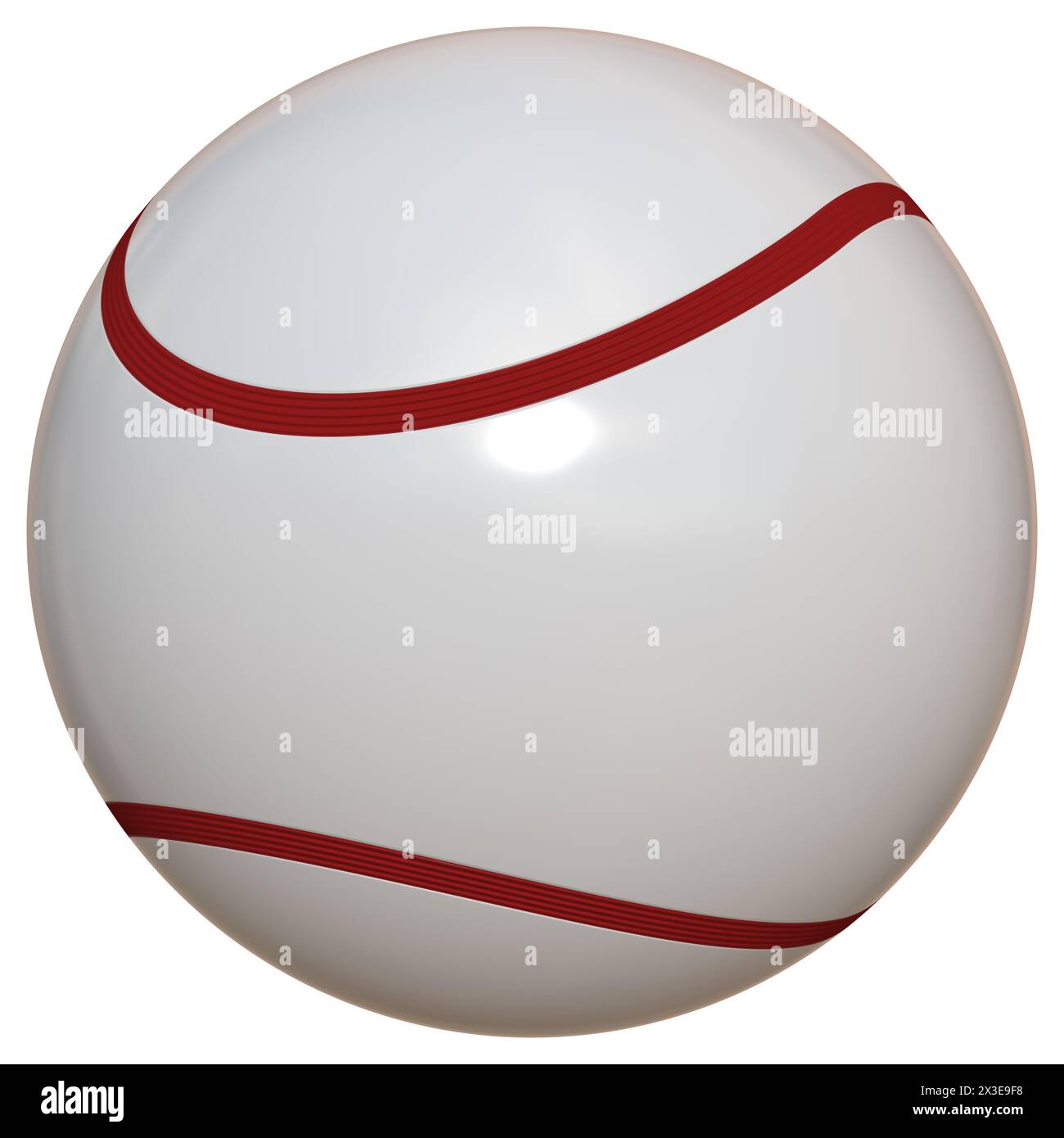 One yellow-blue tennis ball isolated on a white background. Raster ...