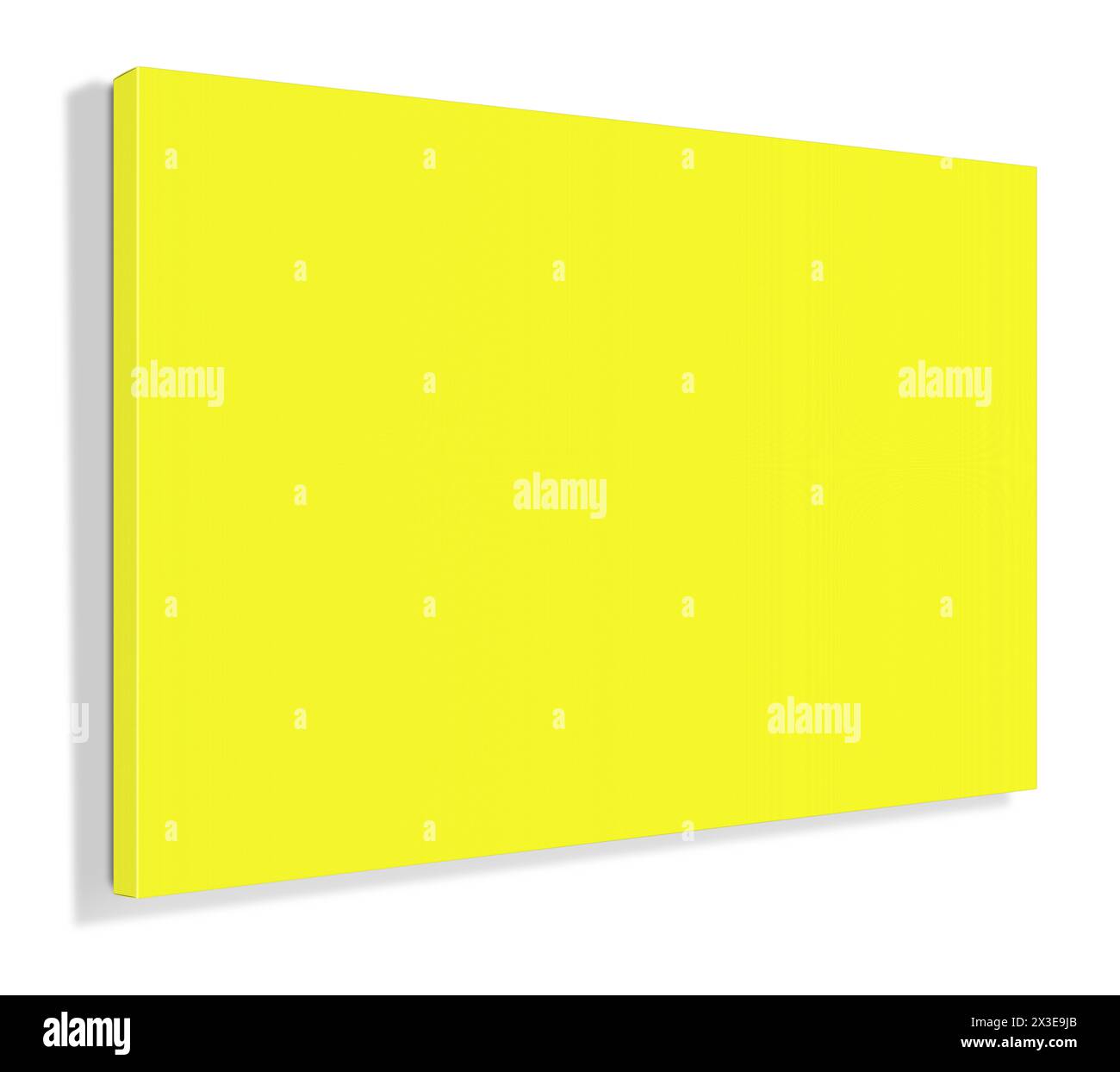 Yellow Canvas Wraps template for presentation layouts and design. 3D ...