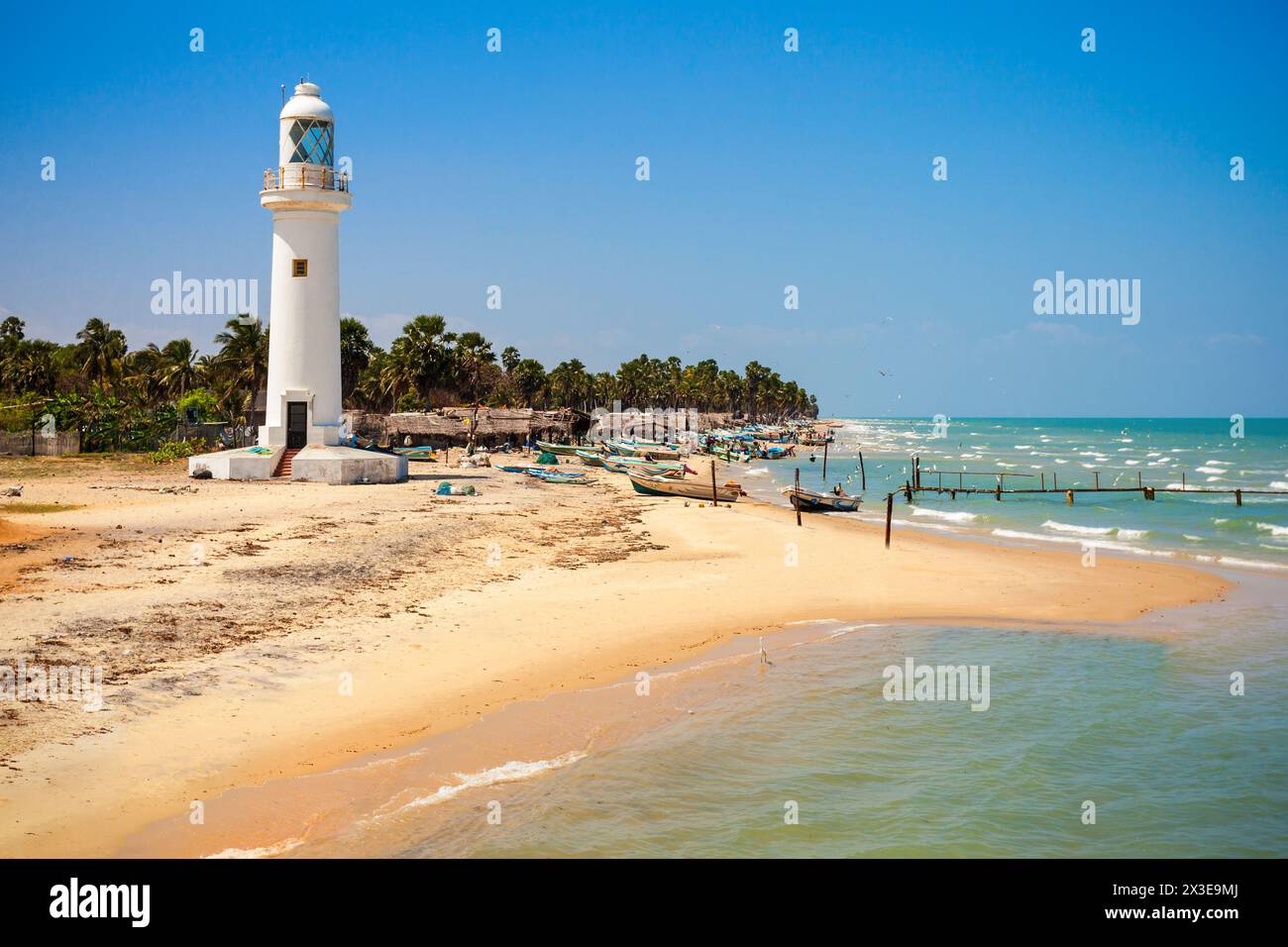 Talaimannar Lighthouse. Talaimannar is located on the northwestern ...