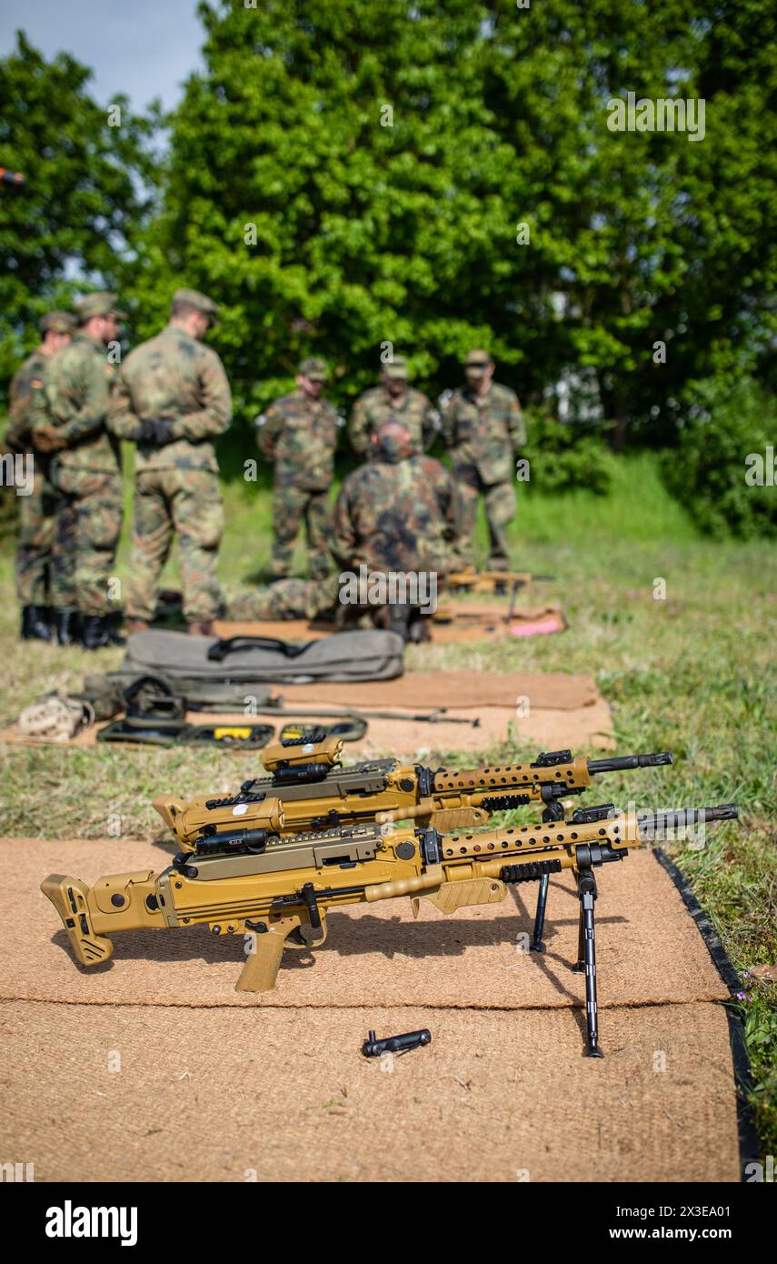 Karlsruhe, Germany. 26th Apr, 2024. During the National Guardian 2024 ...