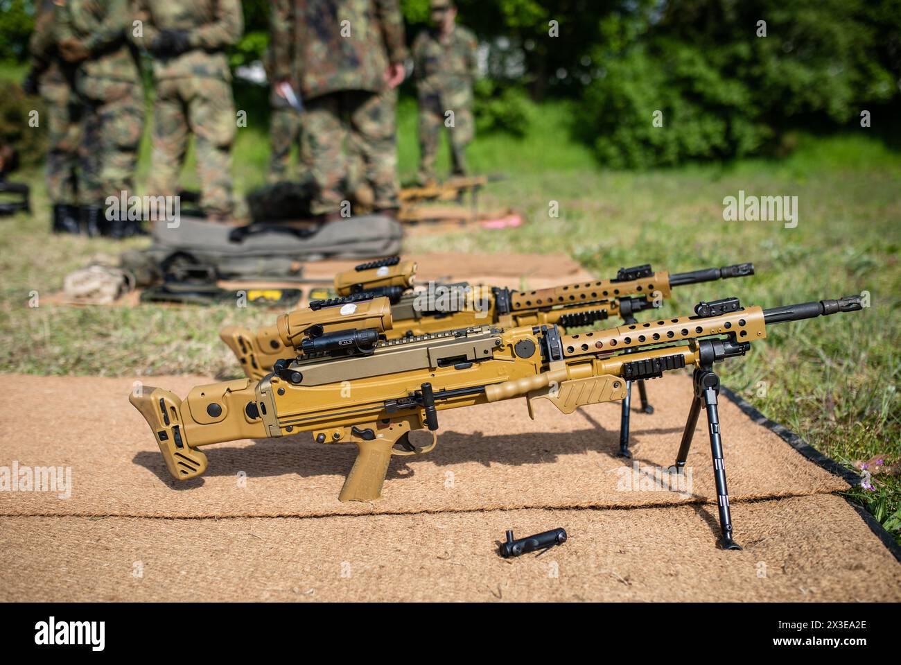 Karlsruhe, Germany. 26th Apr, 2024. During the National Guardian 2024 ...