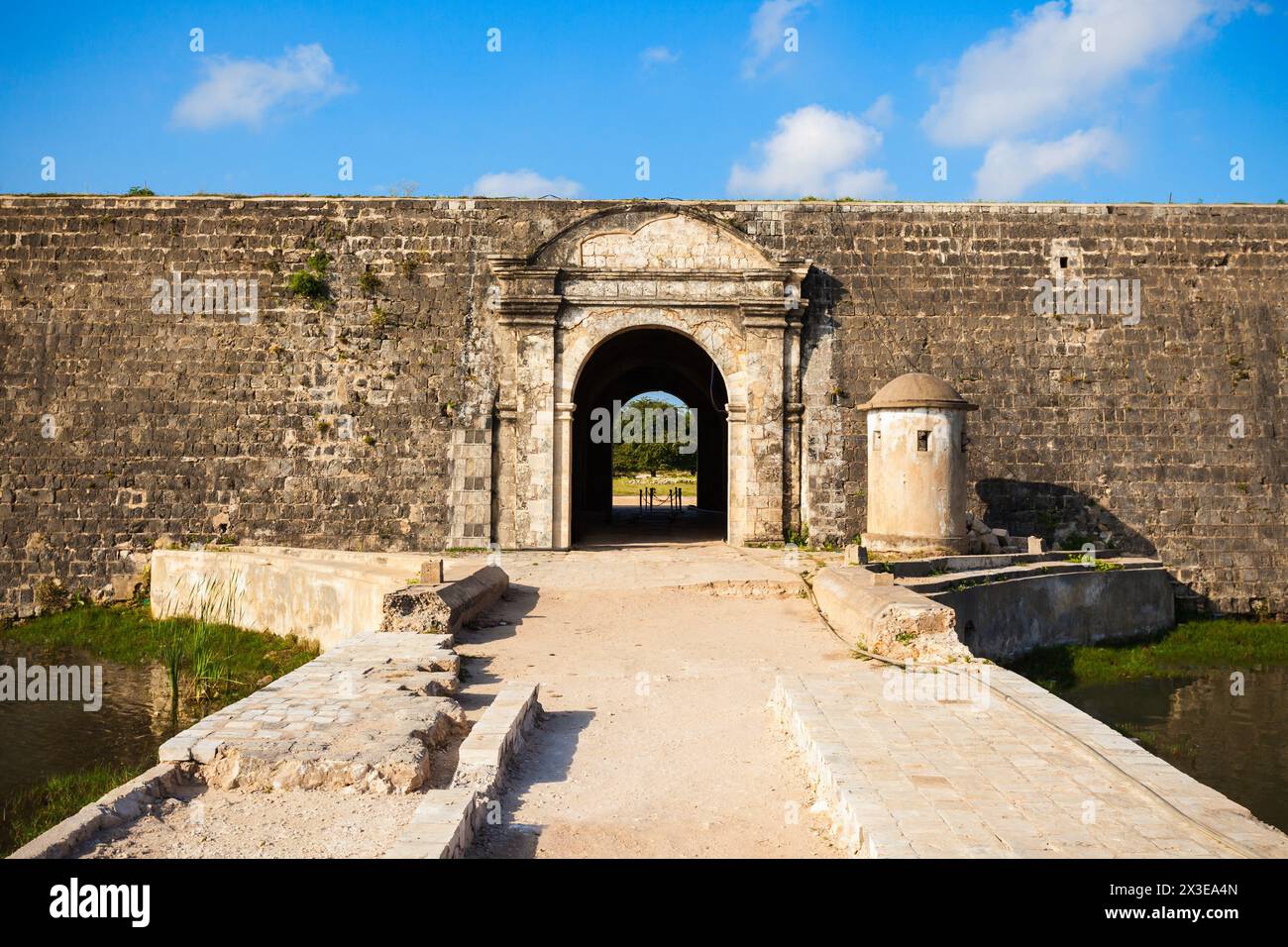 Jaffna Fort in Jaffna. Fort was built by the Portuguese in Jaffna ...
