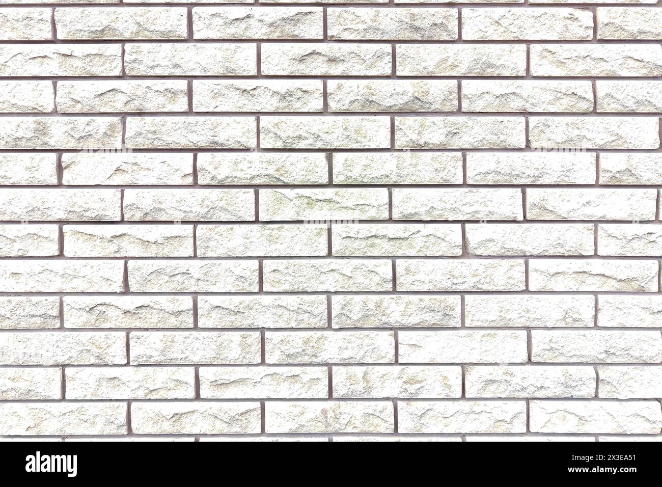 Cream and white brick wall texture background. Brickwork or stone ...