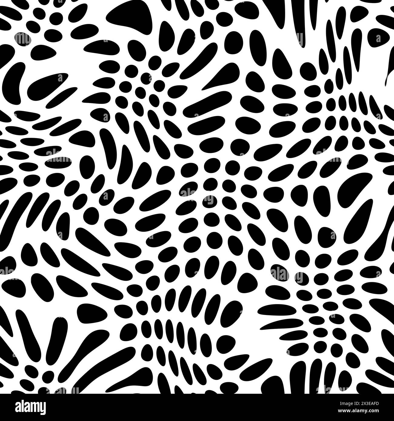 Endless monochrome geometric pattern Cut Out Stock Images & Pictures ...