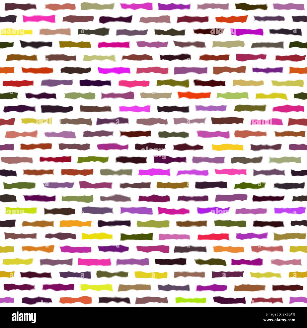 Brick drawing. Colorful brick wall seamless background- texture pattern ...