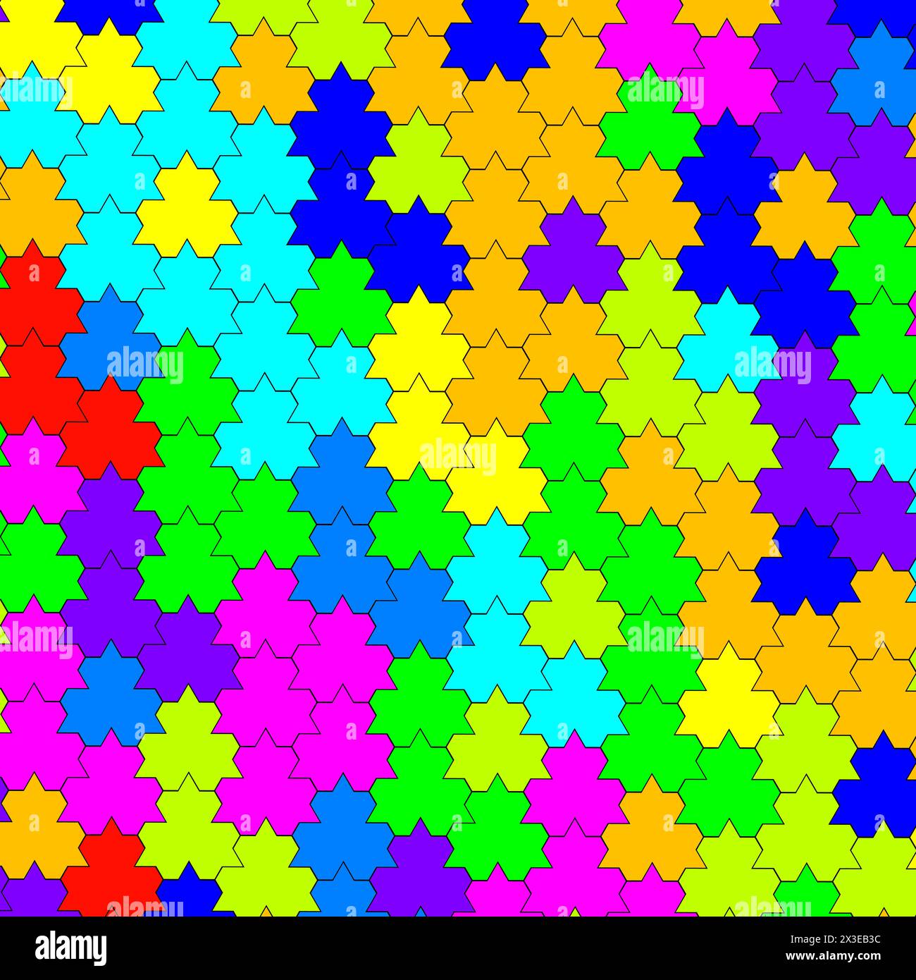 Seamless texture of Hexagonal Distraction. Fashion graphic background design. Modern stylish ...