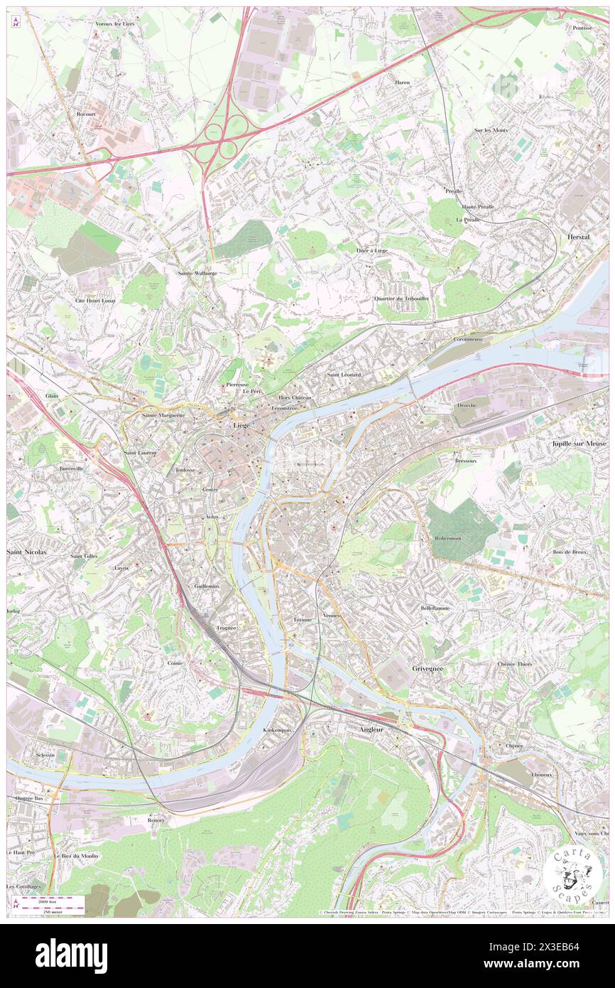 Outre Meuse, Province de Liège, BE, Belgium, Wallonia, N 50 38' 28'', N ...