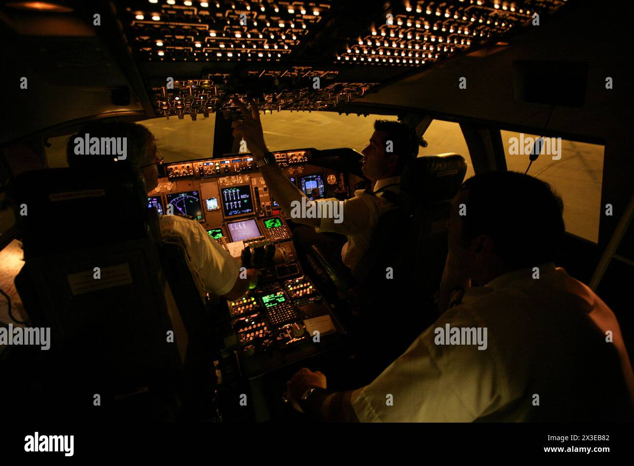AIR FRANCE COCKPIT CARGO FLIGHT Stock Photo - Alamy
