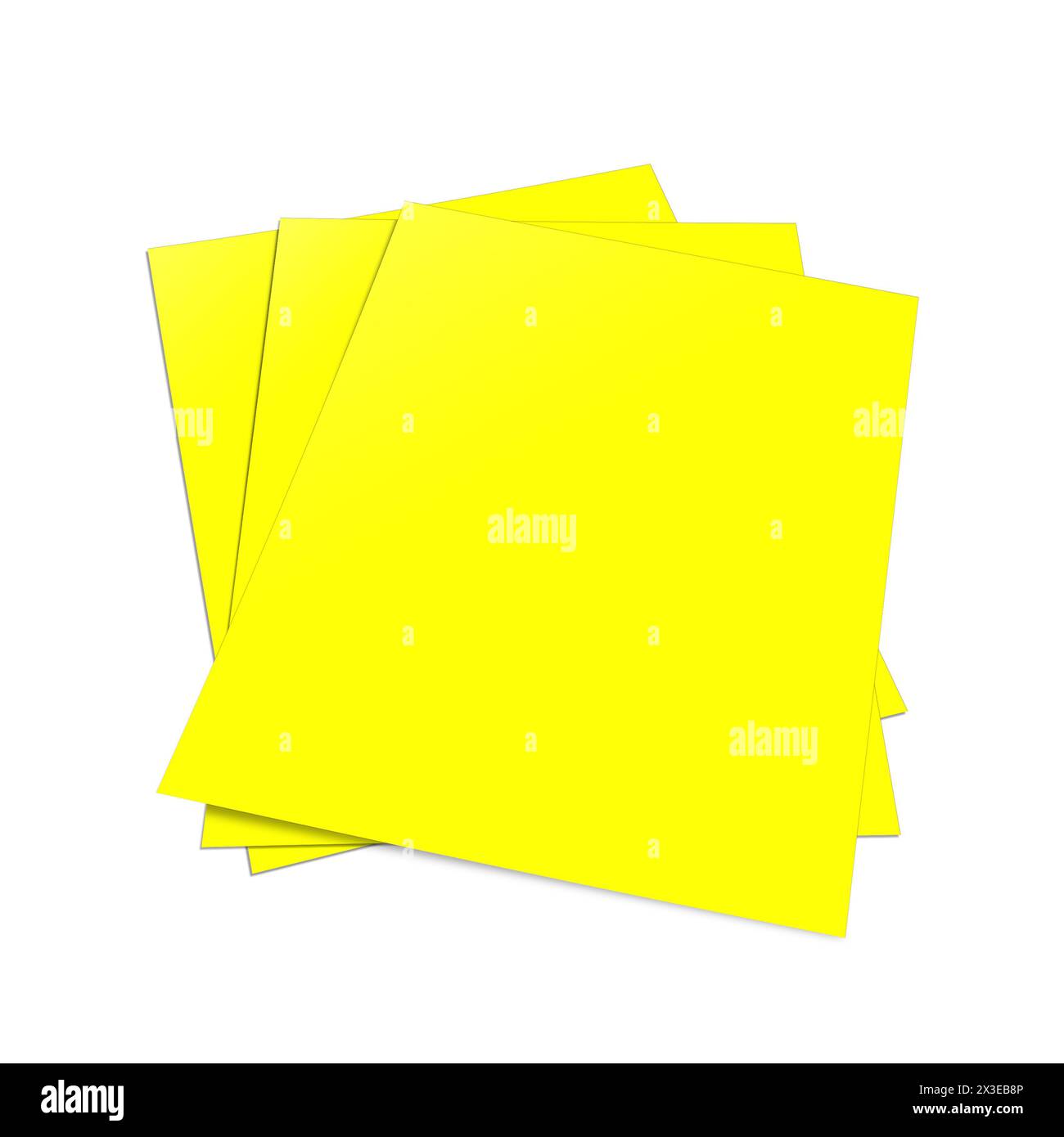 Yellow Reports blank template for presentation layouts and design. 3D ...