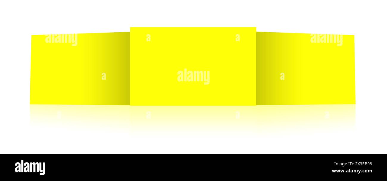 Yellow Insert Report Or Screenshoot Blank Template For Presentation Layouts And Design 3d