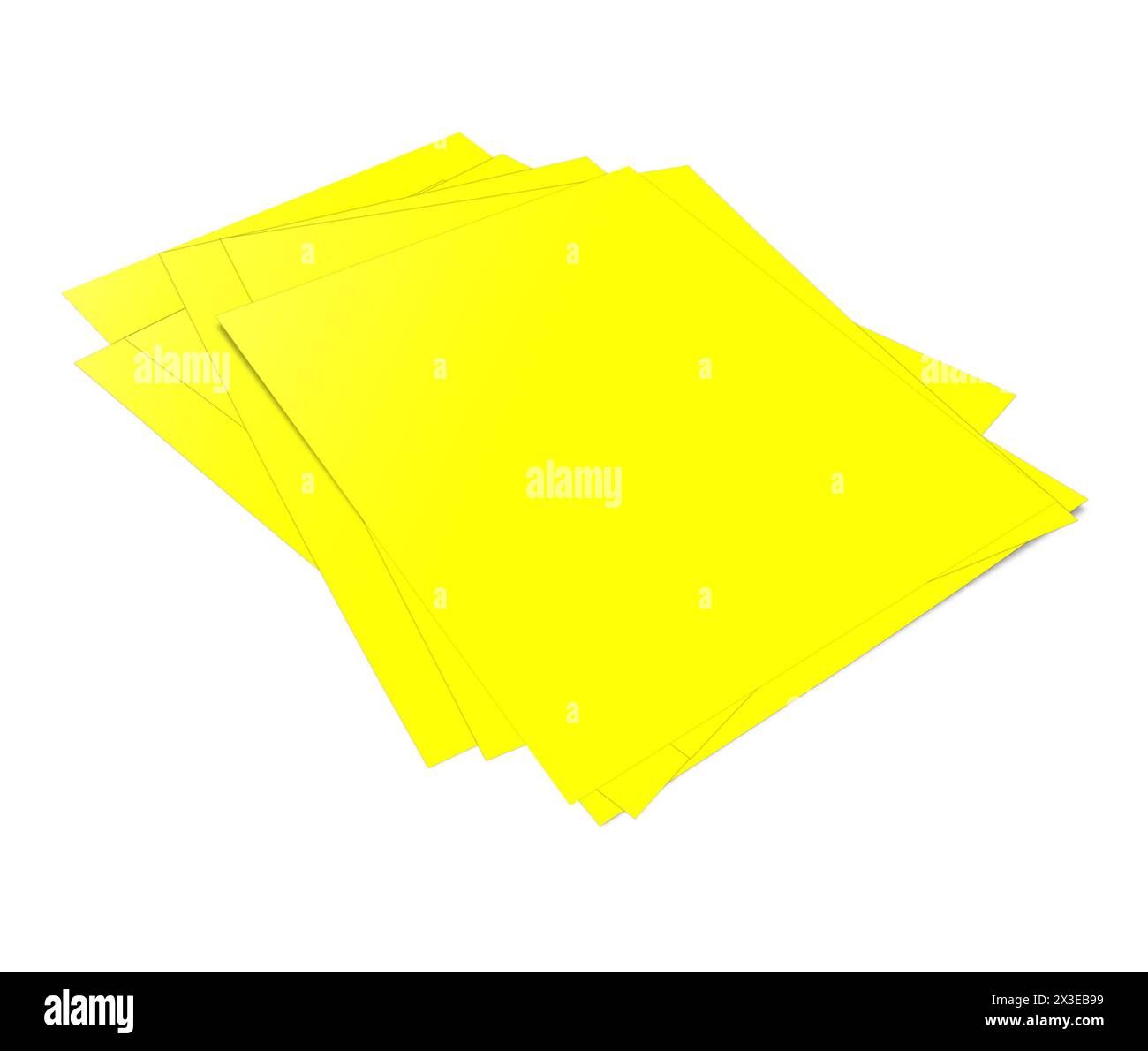 Yellow Reports blank template for presentation layouts and design. 3D ...