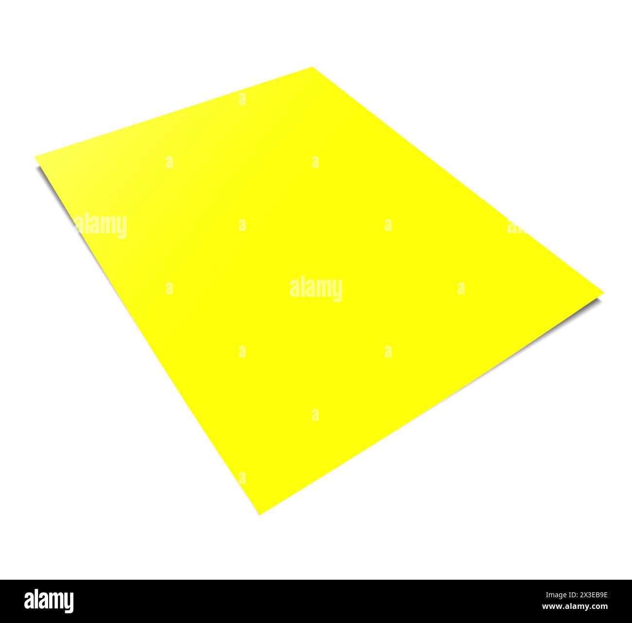 Yellow Reports blank template for presentation layouts and design. 3D ...