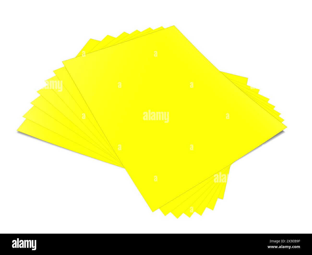 Yellow Reports blank template for presentation layouts and design. 3D ...