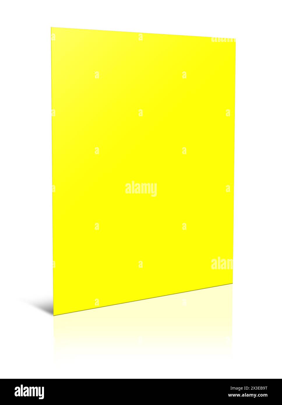 Yellow Reports blank template for presentation layouts and design. 3D ...