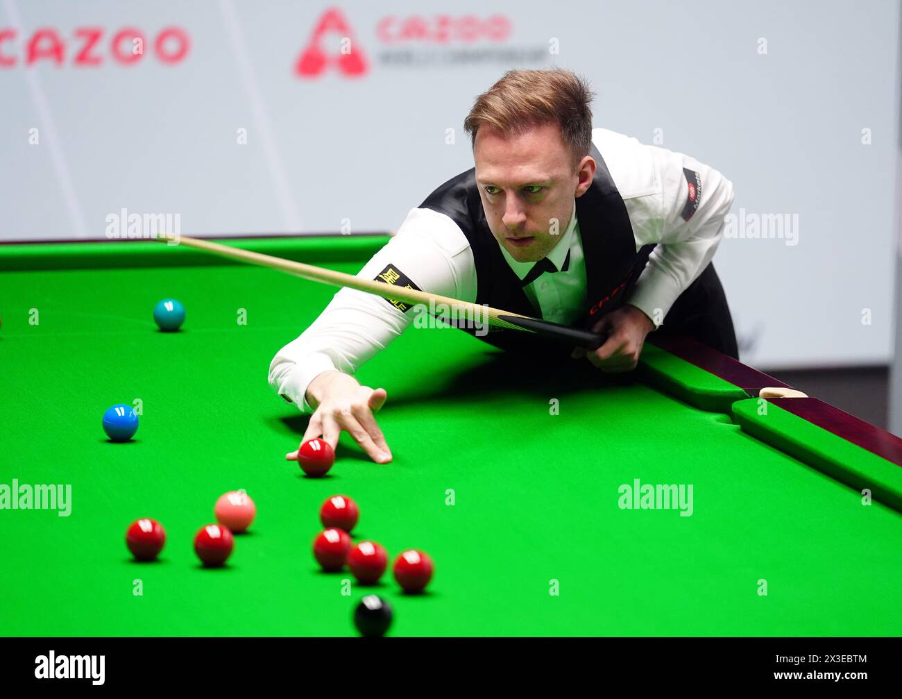 Judd Trump during their second round match against Tom Ford (not ...
