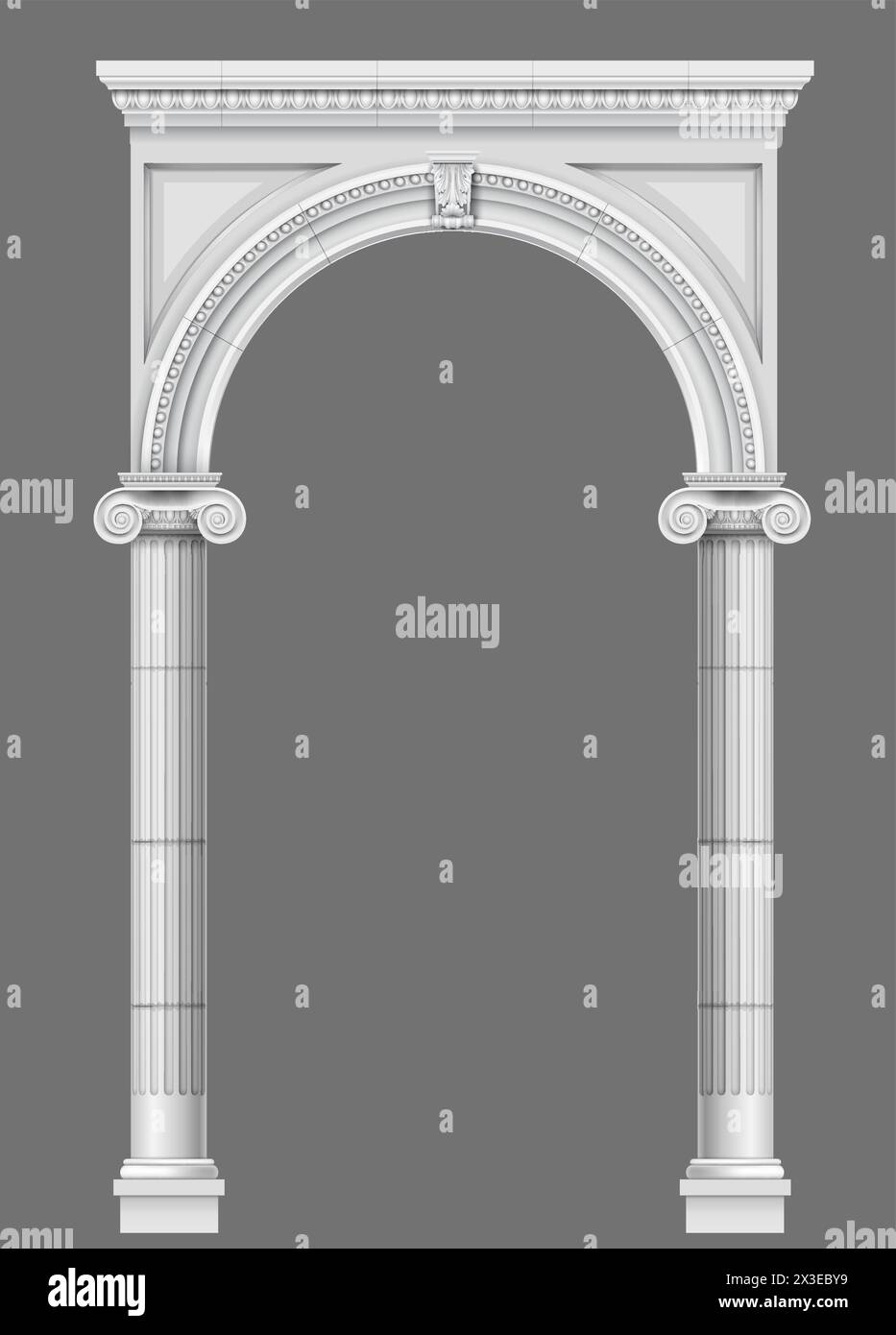 Portal building ionic columns hi-res stock photography and images - Alamy