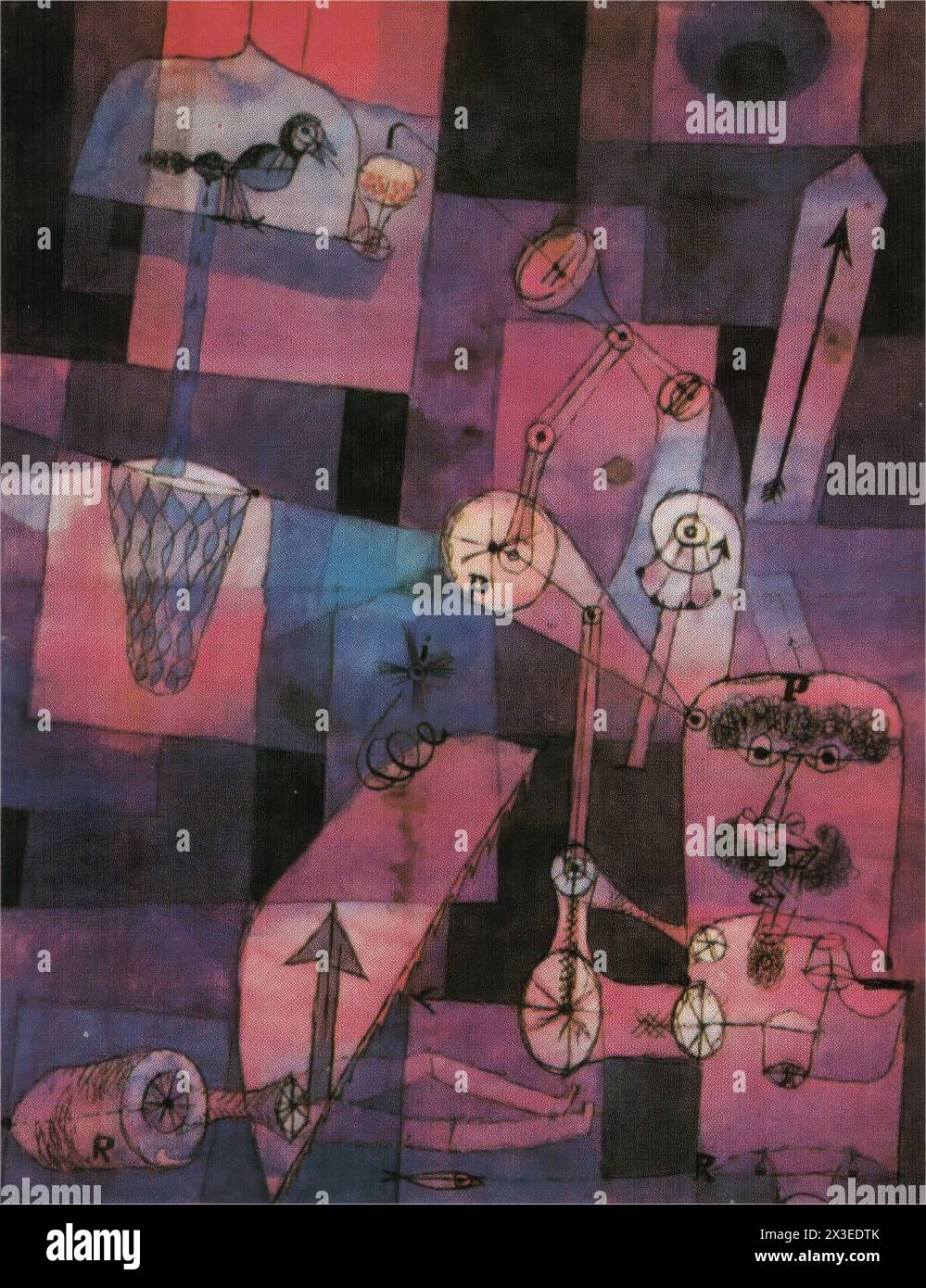 Paul Klee Painting Abstract Stock Photo - Alamy