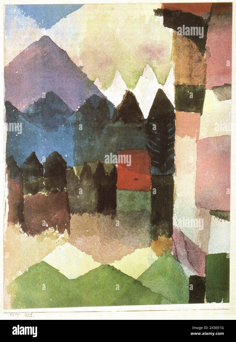 Paul Klee Painting Abstract Stock Photo - Alamy