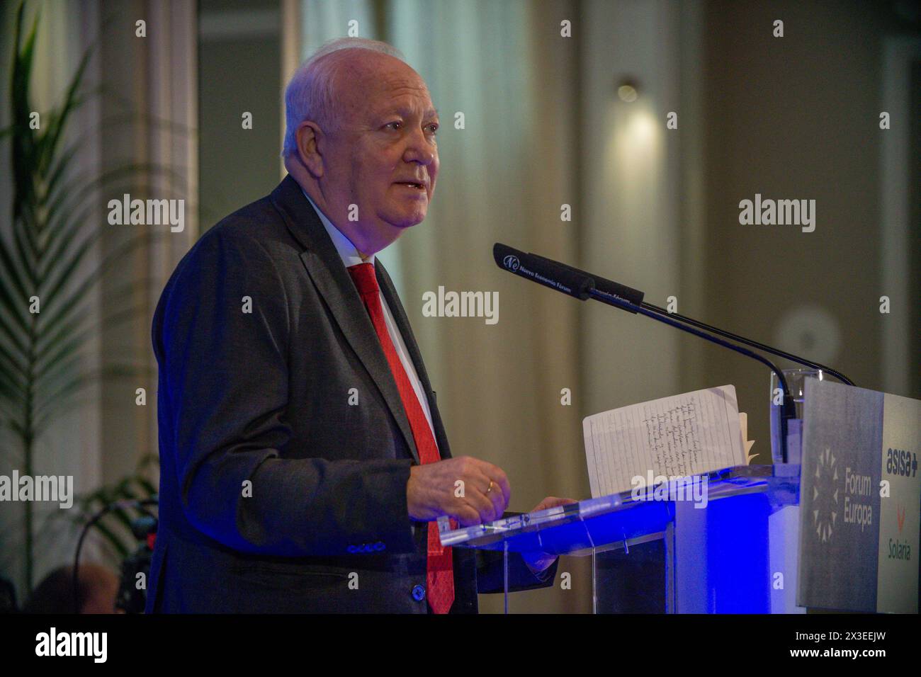 Miguel Ángel Moratinos, Spanish diplomat and high representative of the ...