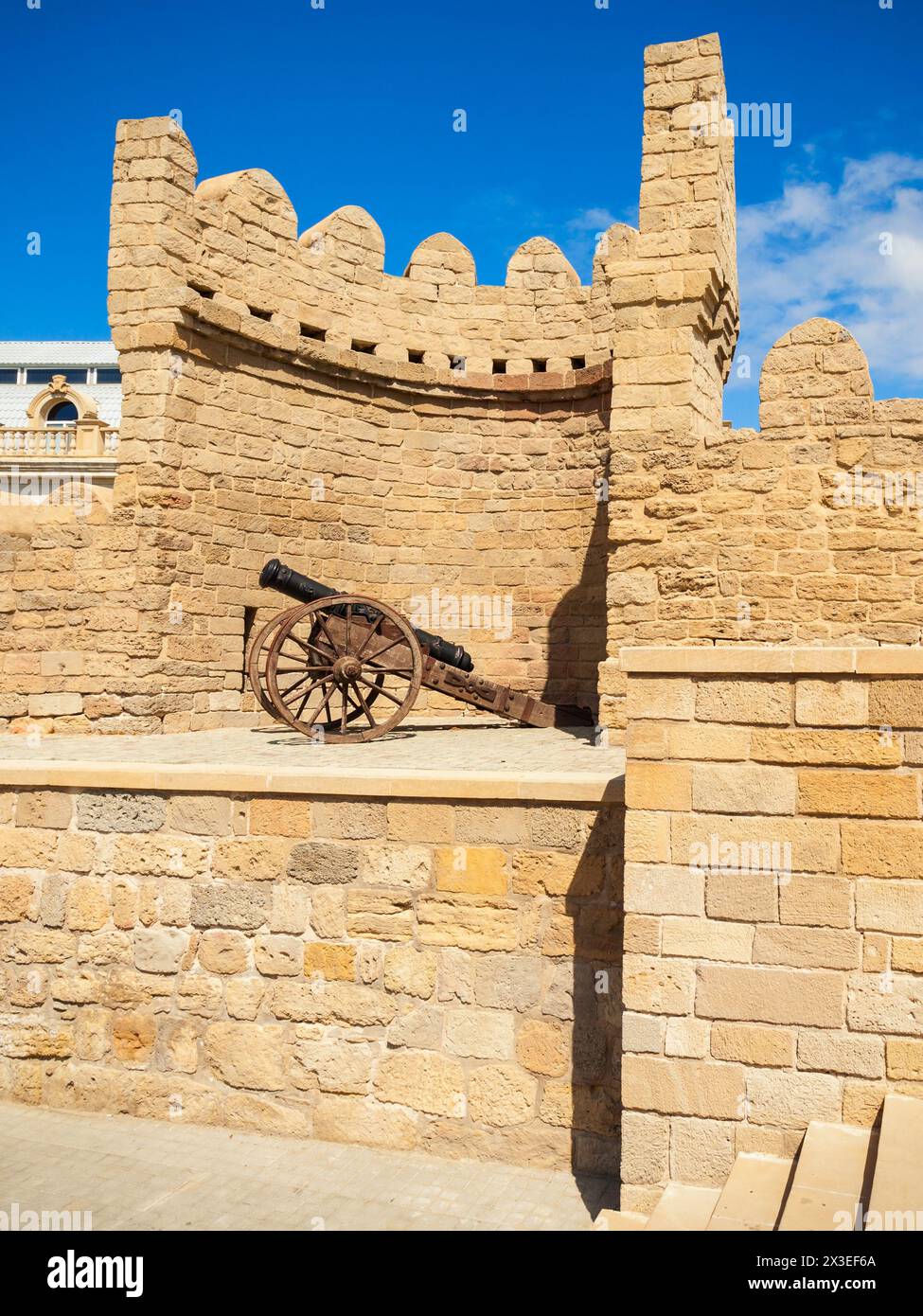The Old City Icheri Sheher in Baku, Azerbaijan. Inner City is the ...
