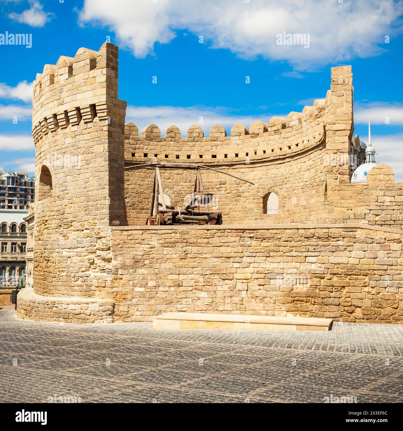 The Old City Icheri Sheher in Baku, Azerbaijan. Inner City is the ...