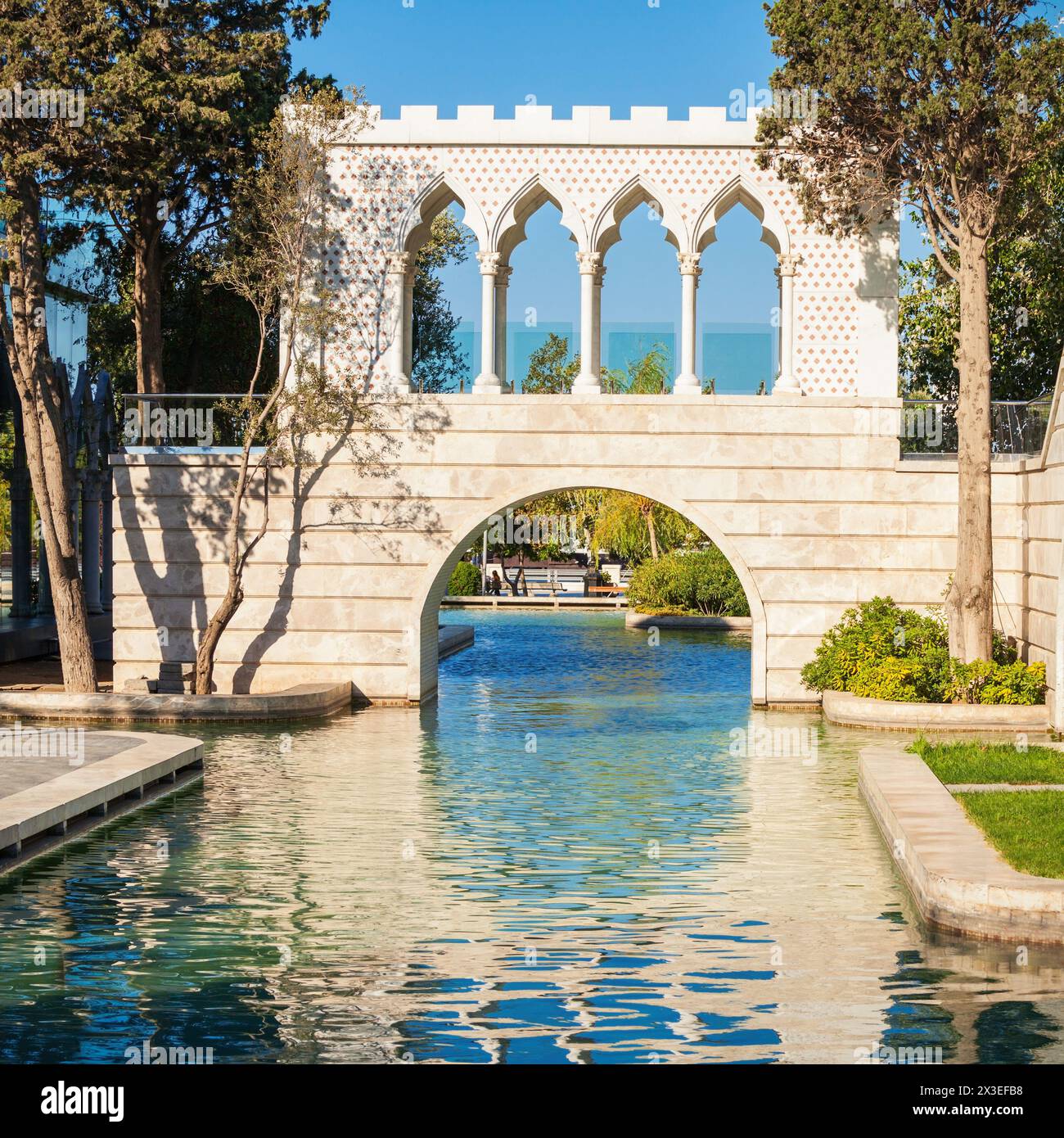 The Little Venice water park is located on the Baku Boulevard in the ...