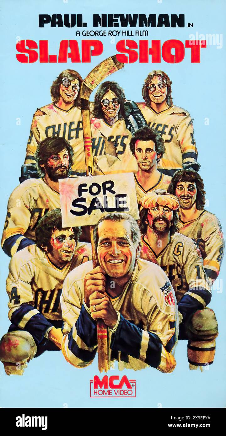 Slap Shot - Vintage american promotional movie poster Stock Photo - Alamy