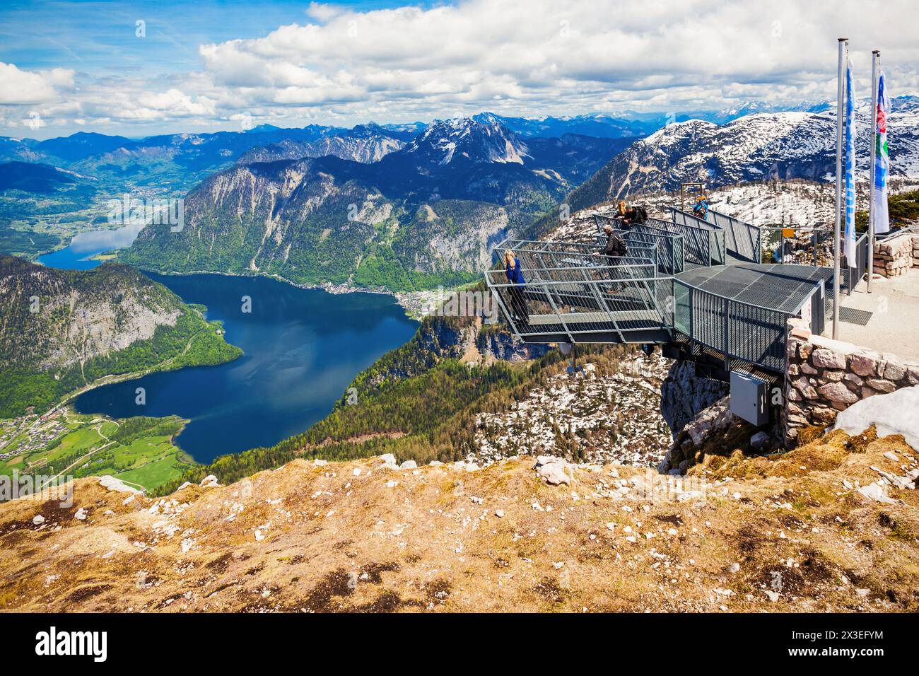5 Five Fingers is a viewpoint platform in the Dachstein Mountains on ...