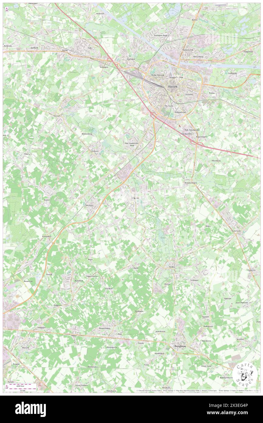 Alken, Provincie Limburg, BE, Belgium, Flanders, N 50 52' 31'', N 5 18 ...