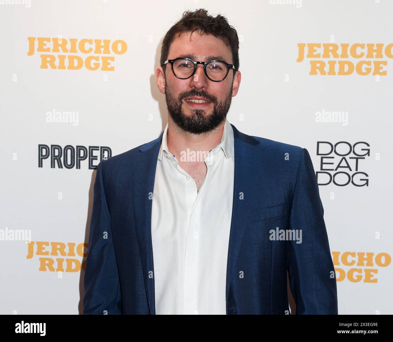London, UK. 25th Apr, 2024. Harvey Ascott attend the Jericho Ridge ...
