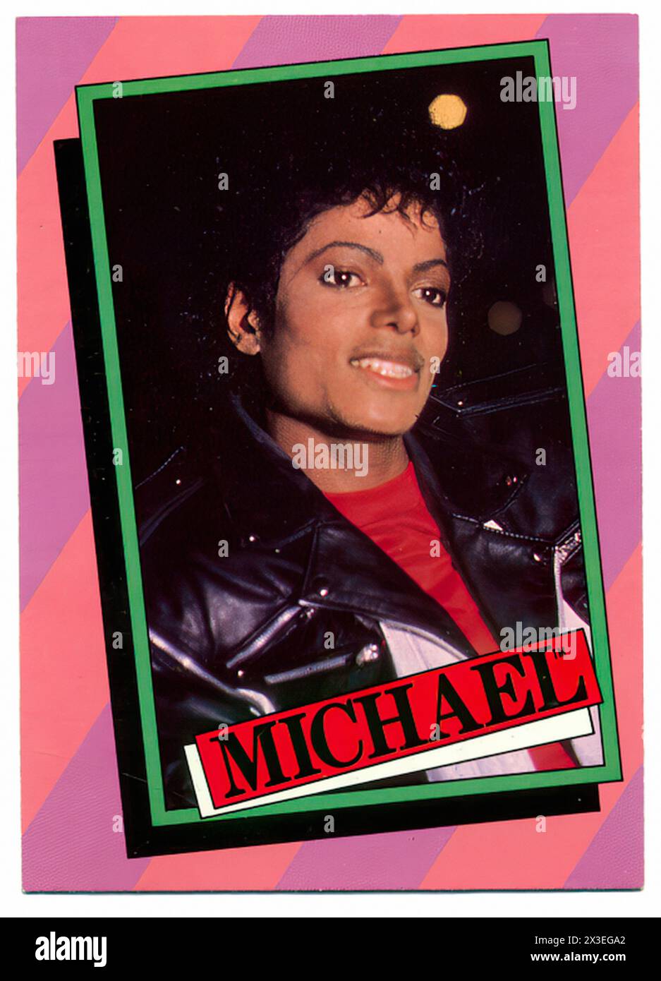 Michael Jackson Sticker #4 - Vintage music label promotional picture ...