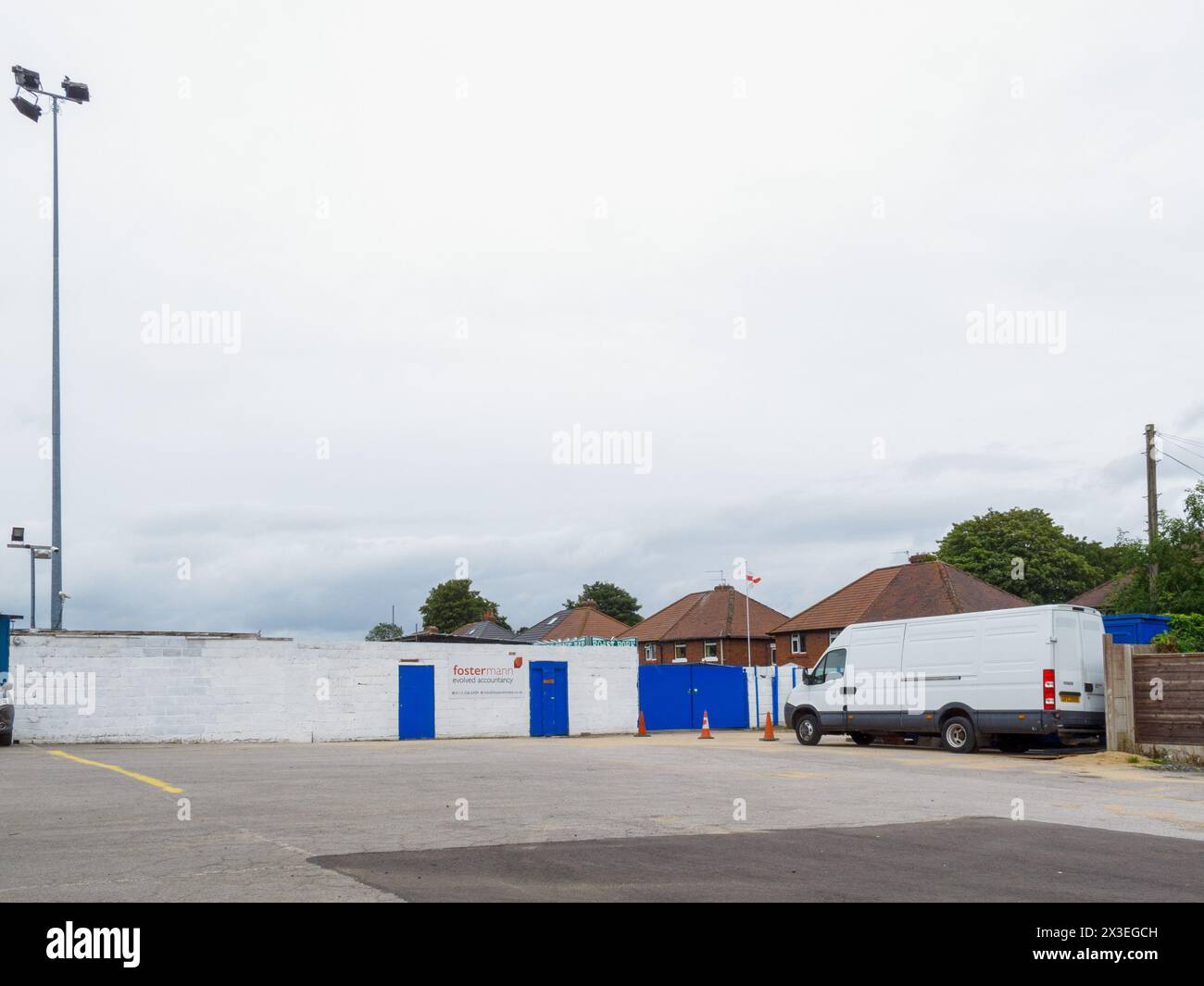 Radcliffe FC football stadium Stock Photo - Alamy