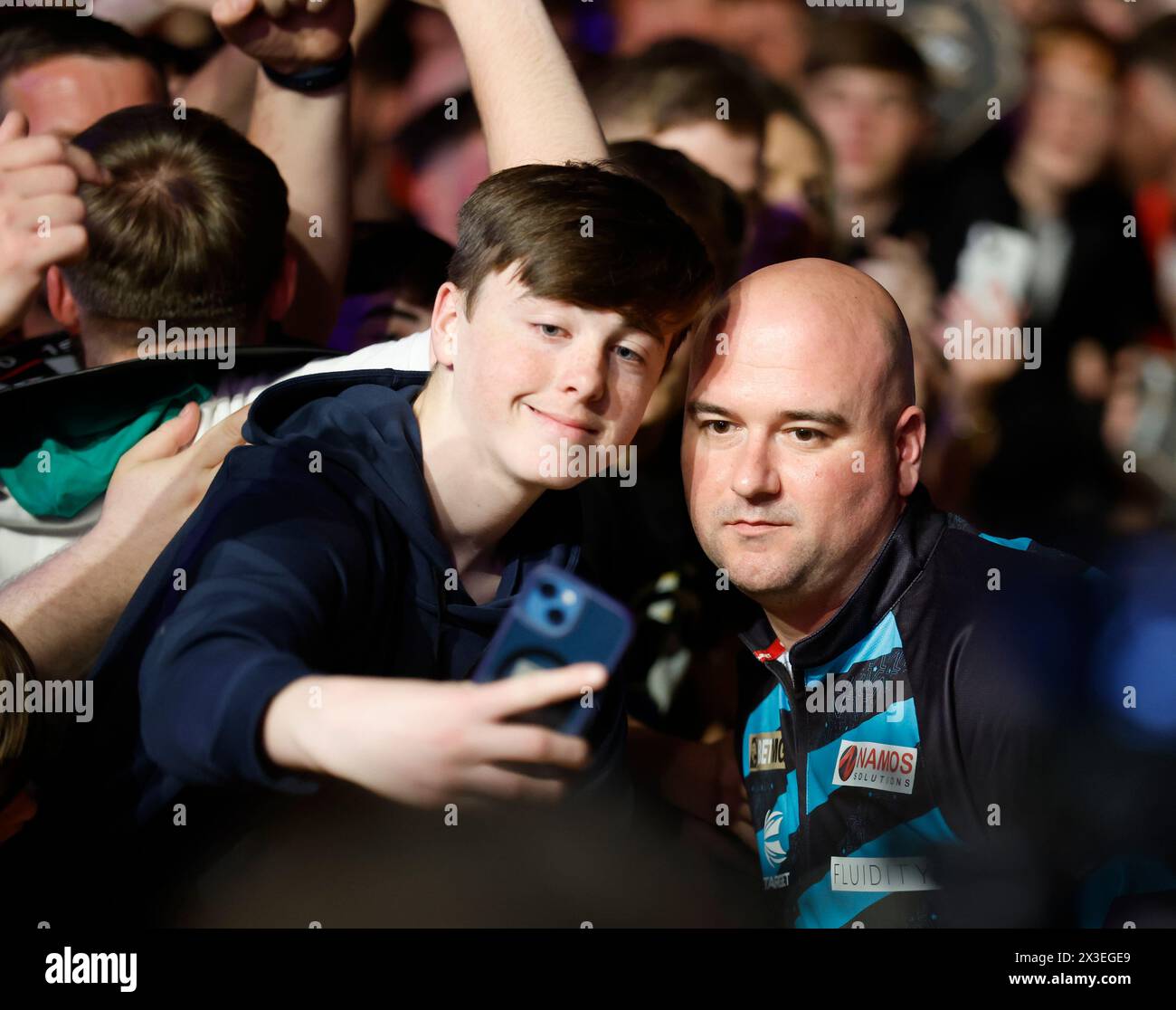 25th April 2024, M&S Bank Arena, Liverpool, England; 2024 PDC Premier ...