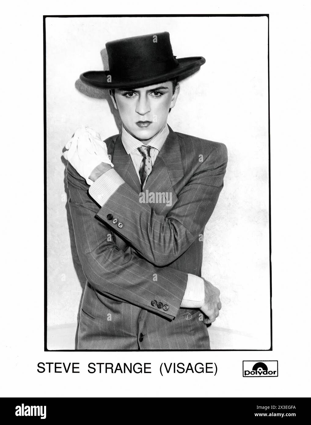 Steve Strange (Visage) - Vintage music label promotional picture ...