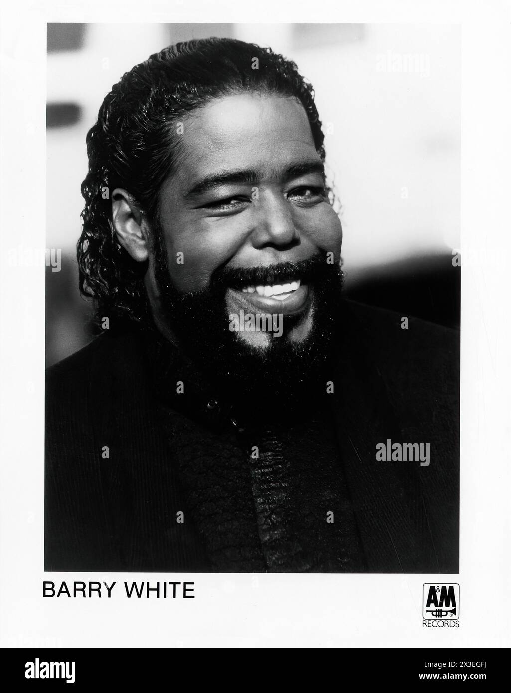 Barry White - - Vintage music label promotional picture - Photographer ...