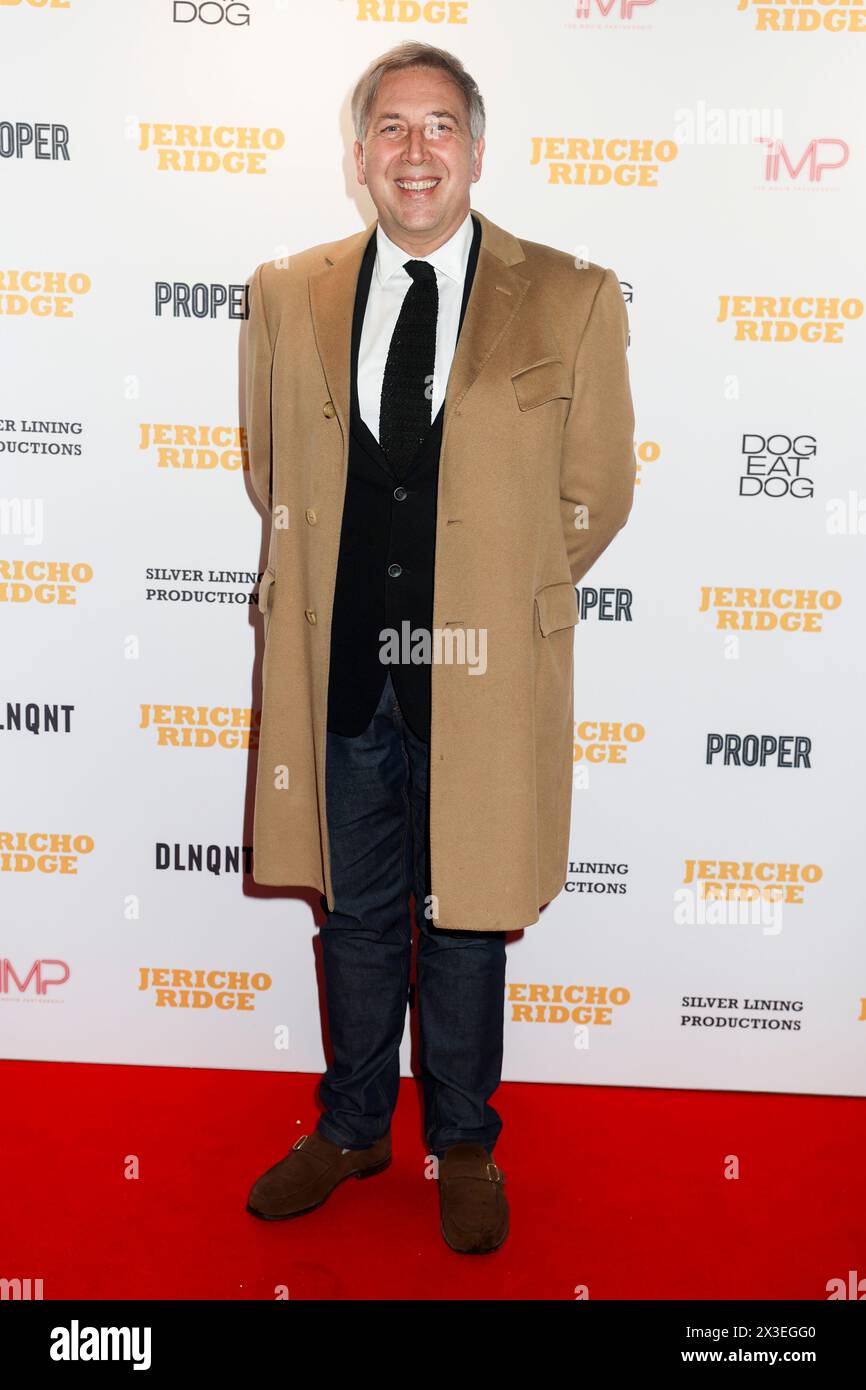 London, UK. 25th Apr, 2024. Alex Tate attends the Jericho Ridge ...