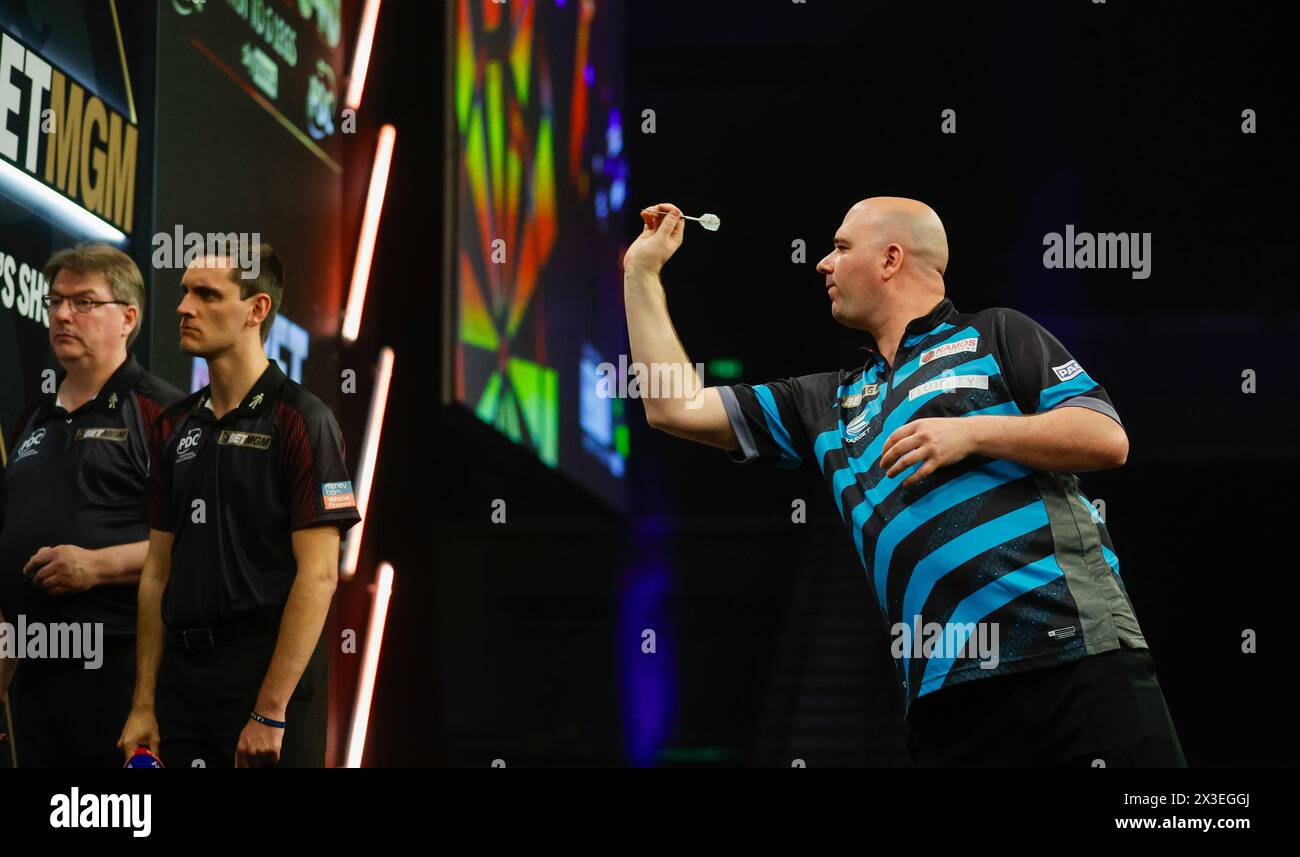 25th April 2024, M&S Bank Arena, Liverpool, England; 2024 PDC Premier ...