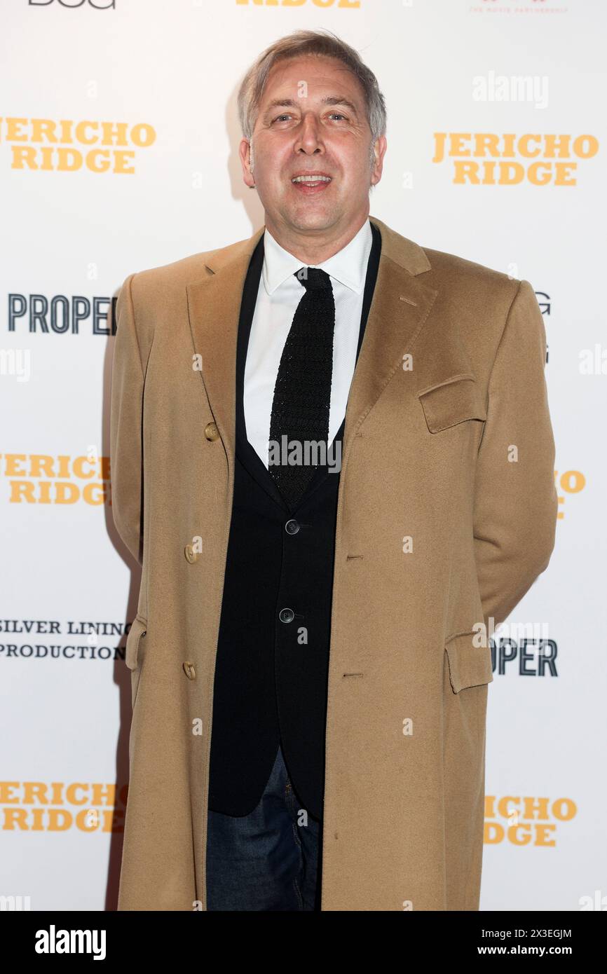 London, UK. 25th Apr, 2024. Alex Tate attends the Jericho Ridge ...