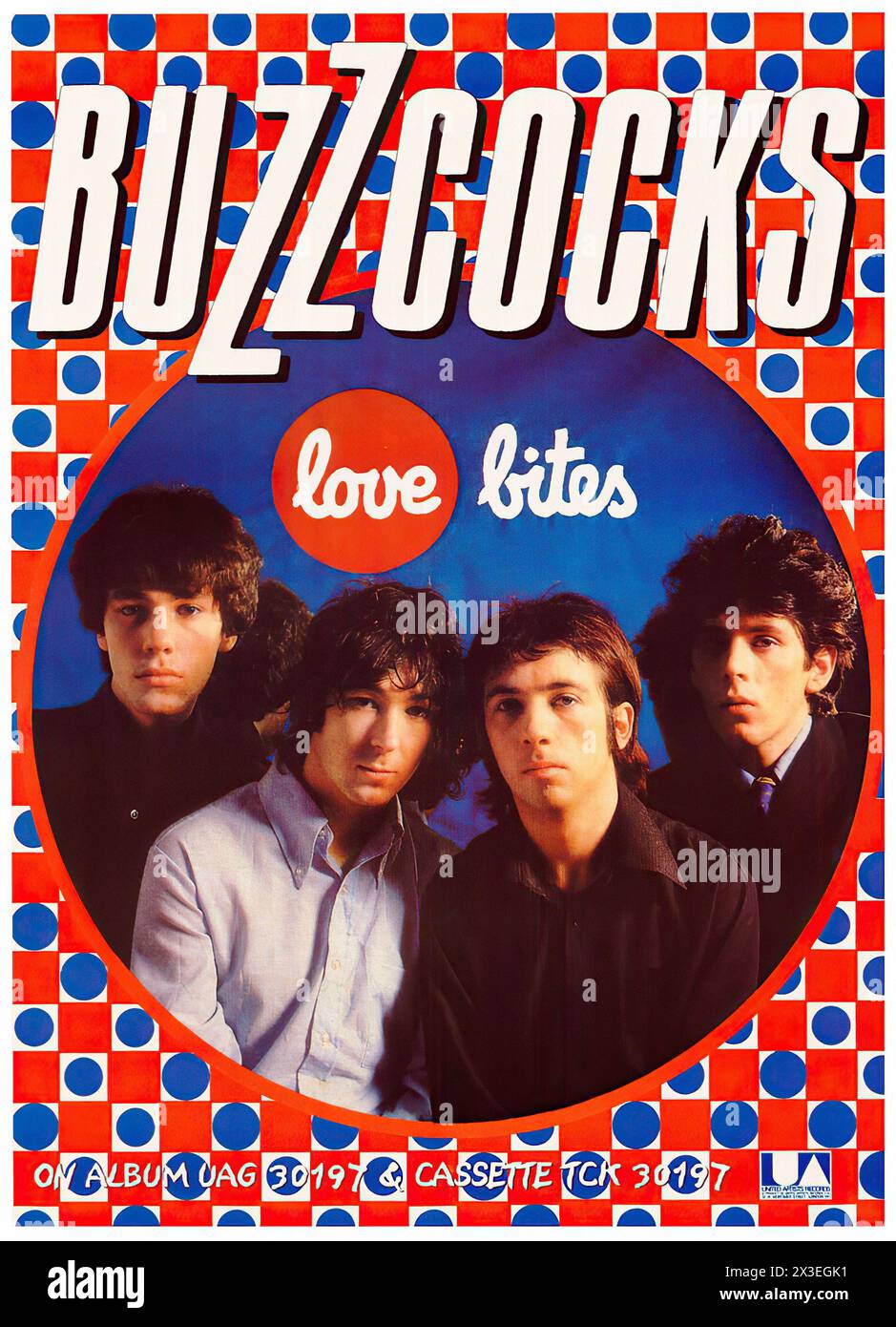 Buzzcocks, Love Bites - - Vintage music label promotional picture ...