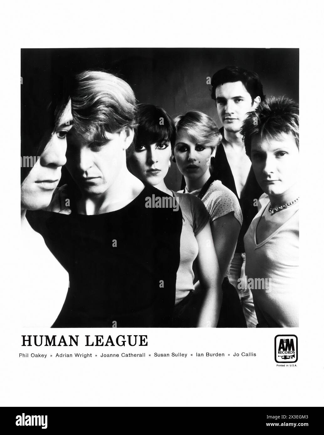 Human League 002 - Vintage music label promotional picture ...