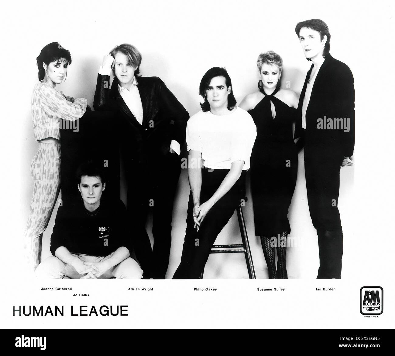 Human League Press Photo - - Vintage music label promotional picture ...
