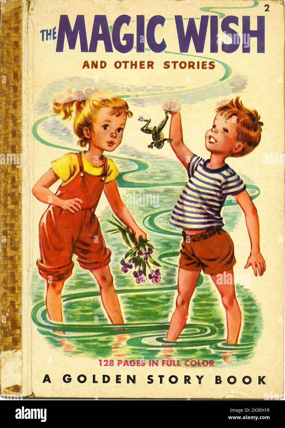 The Magic Wish - Vintage american illustrated publication cover Stock ...